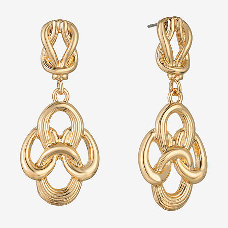 Click here for Monet Jewelry Gold Tone Womens Knot Hypoallergenic... prices