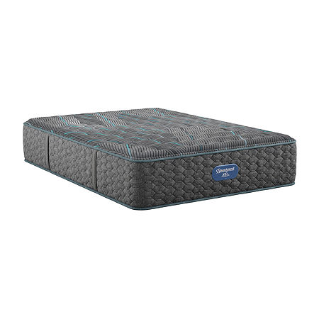 Beautyrest Level Two 14 Medium Tight Top Mattress Set - Queen