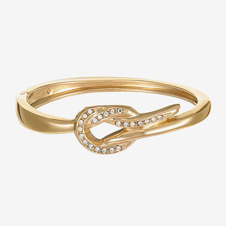 Click here for Monet Jewelry Gold Tone Womens Glass Knot Bangle B... prices