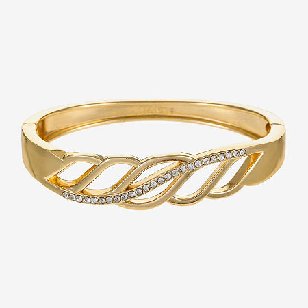 Click here for Monet Jewelry Gold Tone Twist Womens Glass Bangle... prices