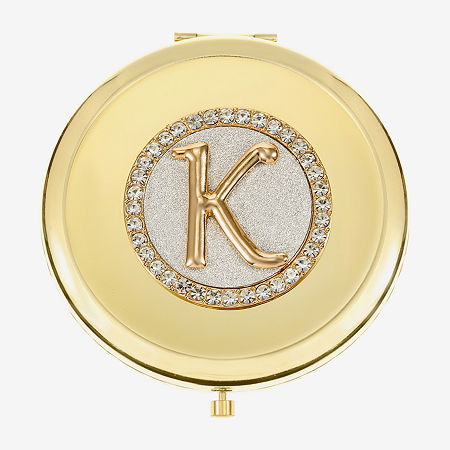 Click here for Monet Jewelry Initial Gold Tone Round Compact Mirr... prices