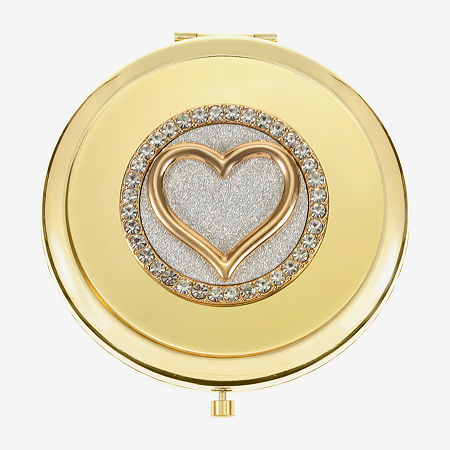 Click here for Monet Jewelry Initial Gold Tone Heart Compact Mirr... prices