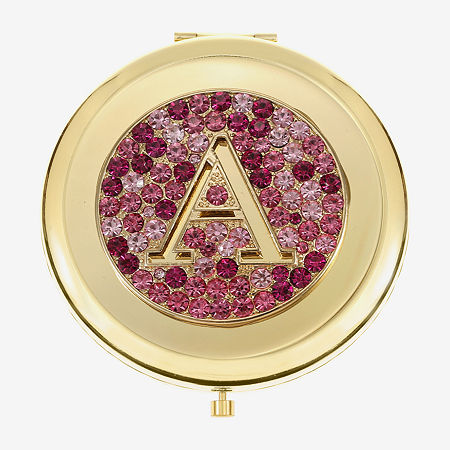 Click here for Monet Jewelry Initial Gold Tone Round Compact Mirr... prices
