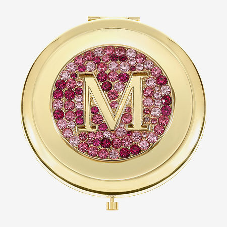 Click here for Monet Jewelry Initial Gold Tone Round Compact Mirr... prices