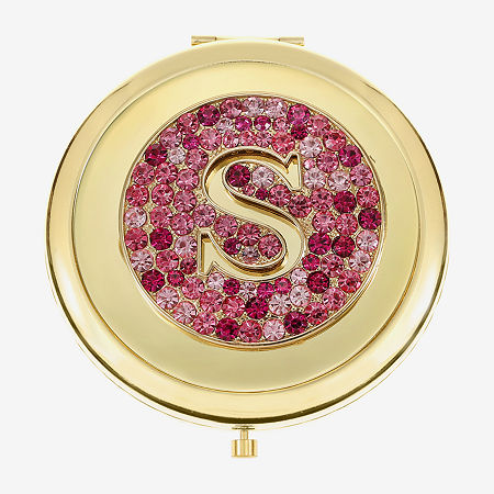 Click here for Monet Jewelry Initial Gold Tone Round Compact Mirr... prices