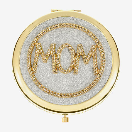 Click here for Monet Jewelry Mom Gold Tone Compact Mirror  One Si... prices