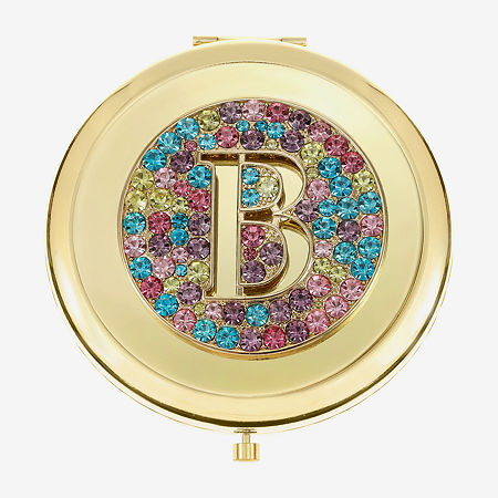 Click here for Monet Jewelry Initial Gold Tone Round Compact Mirr... prices