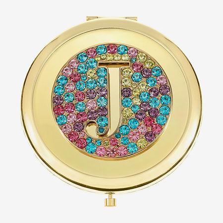 Click here for Monet Jewelry Initial Gold Tone Round Compact Mirr... prices