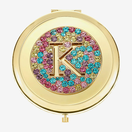 Click here for Monet Jewelry Initial Gold Tone Round Compact Mirr... prices
