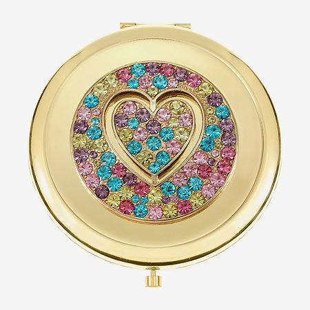 Click here for Monet Jewelry Gold Tone Round Compact Mirror  One... prices