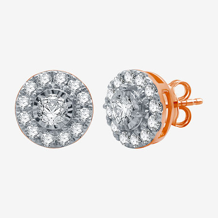 Click here for 1 CT. T.W. Natural White Diamond 10K Rose Gold 10.... prices
