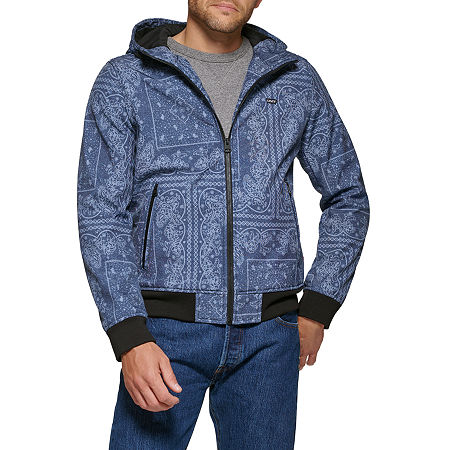 Click here for Levis Mens Hooded Soft Shell Bomber Jacket  Small... prices