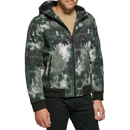 Click here for Levis Mens Hooded Soft Shell Bomber Jacket  X-larg... prices