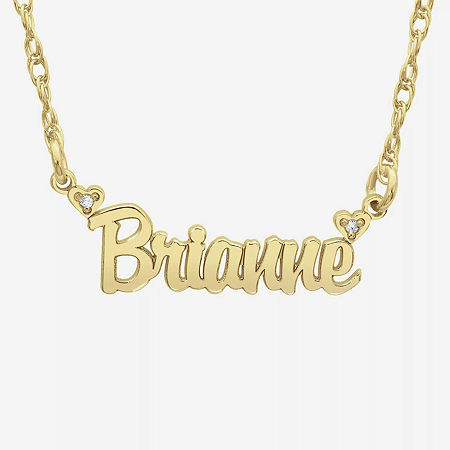 Click here for Personalized Genuine Diamond Accent Name Necklace... prices