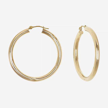 Click here for Majestique Womens 18K Gold 3mm Hoop Earrings  One... prices