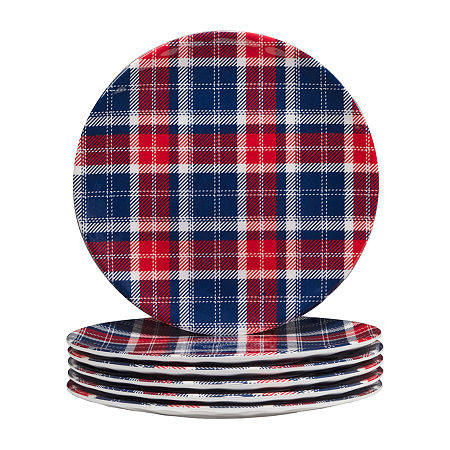 Click here for Certified International Patriotic Plaid Melamine S... prices