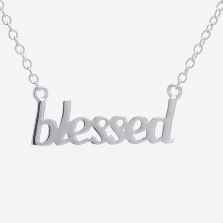Click here for Silver Treasures Blessed Womens Sterling Silver 16... prices