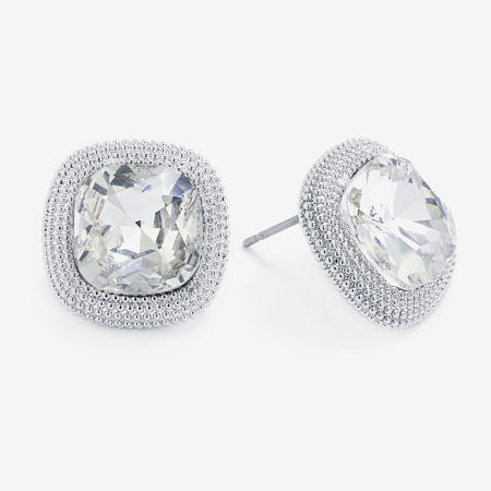 Click here for Sparkle Allure Crystal 14.8mm Square Stud Earrings... prices