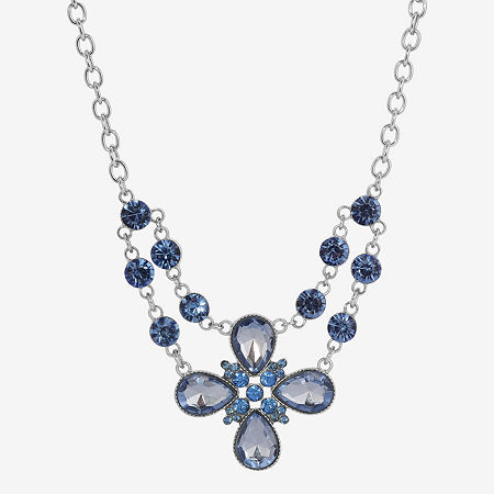 Click here for 1928 Silver-Tone Womens 16 Inch Collar Necklace  O... prices