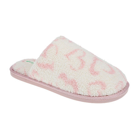 Click here for HONEYDEW Plush Heart Scuff Womens Memory Foam Slip... prices