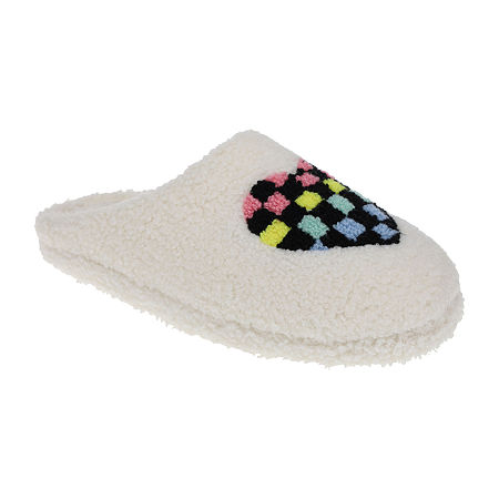 Click here for Joe Boxer Micro Sherpa Heart Clog Womens Memory Fo... prices
