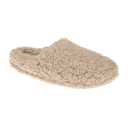 Click here for HONEYDEW Curly Sherpa Clog Slipper Womens Memory F... prices