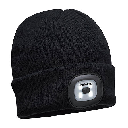 Click here for Brookstone LED Beanie  One Size  Black prices