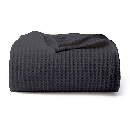 Click here for Color Sense 100 Cotton Waffle Blanket Set  One Siz... prices