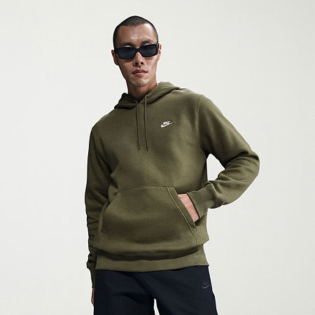 Click here for Nike Club Mens Pullover Fleece Logo Hoodie - Mediu... prices