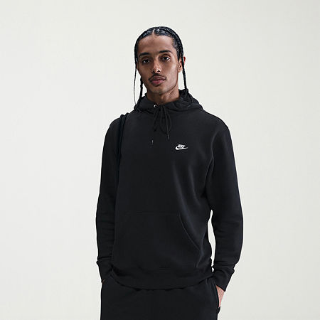 Click here for Nike Club Mens Pullover Fleece Logo Hoodie - Black... prices