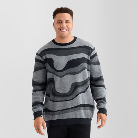 Click here for Stylus Big and Tall Mens Crew Neck Long Sleeve Pul... prices