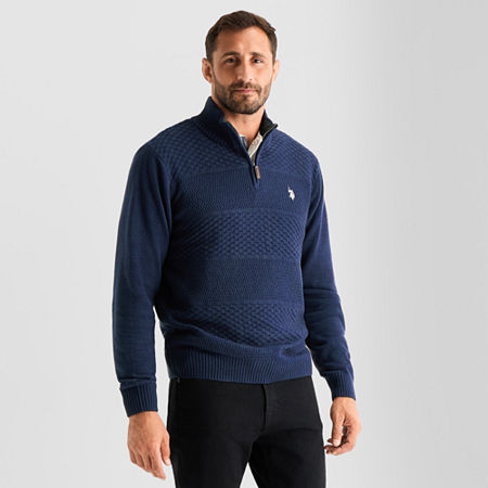 Click here for U.S. Polo Assn. Textured Mens Mock Neck Long Sleev... prices