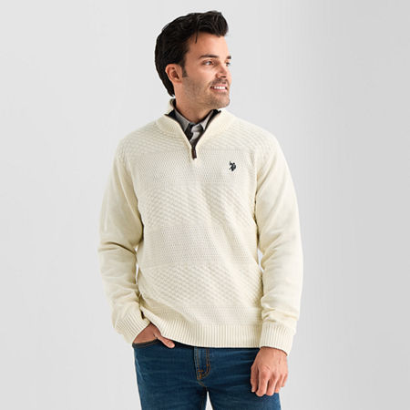 Click here for U.S. Polo Assn. Textured Mens Mock Neck Long Sleev... prices