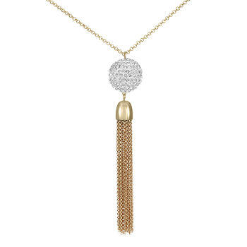 Monet Jewelry 32 Inch Cable Pendant Necklace, Color: White Monet Jewelry 32 Inch Cable Pendant Necklace, Color: White