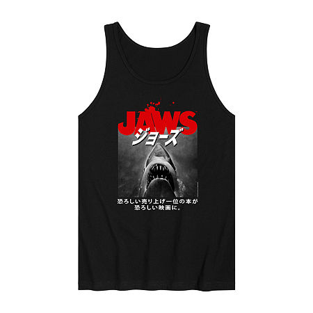 Click here for Jaws Mens Crew Neck Sleeveless Tank Top  X-large... prices