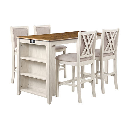 Click here for Amy 5-pc. Bar Set  One Size  Beige prices