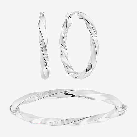 Click here for Womens Sterling Silver 2-pc. Jewelry Set  One Size prices