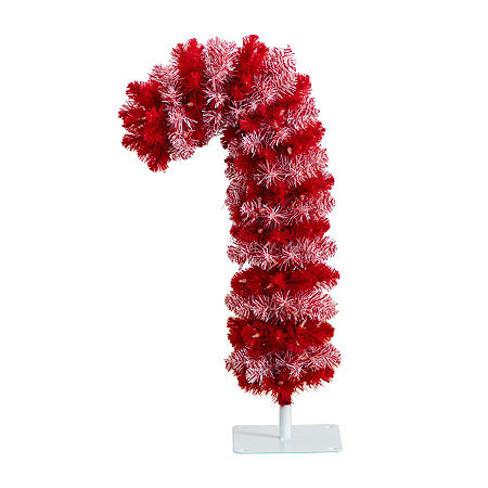 Click here for Nearly Natural Pre-Lit Artificial Candy Cane 100 M... prices