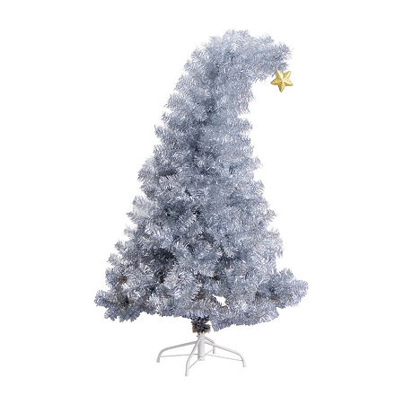 Click here for Nearly Natural Artificial Silver Tinsel Holiday Sa... prices