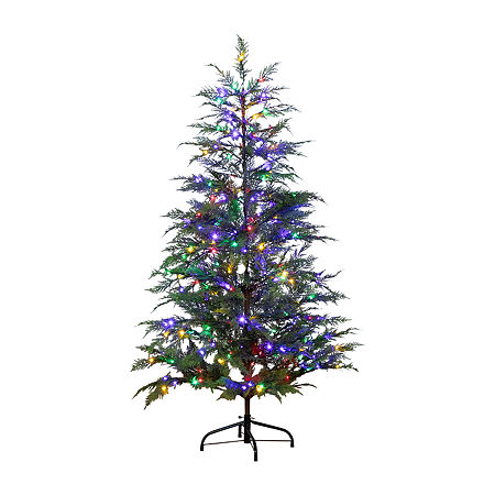 Click here for Nearly Natural Pre-Lit Artificial Park City Pine W... prices