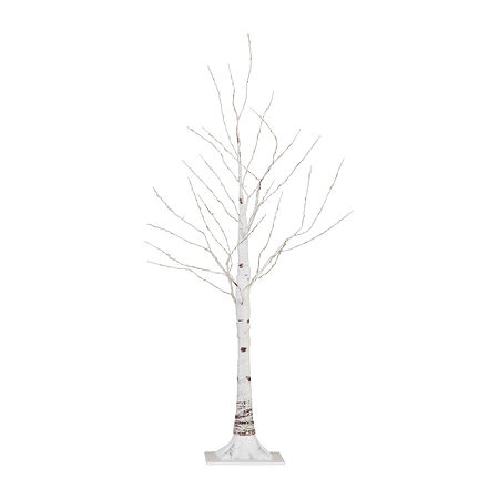 Click here for Nearly Natural 3ft Pre-Lit Artificial White Birch... prices