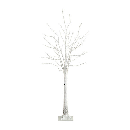 Click here for Nearly Natural 5ft Pre-Lit Artificial White Birch... prices