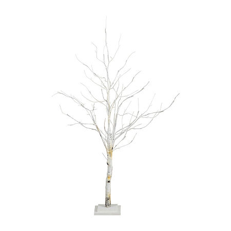 Click here for Nearly Natural Pre-Lit Artificial White Birch With... prices