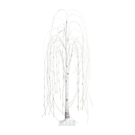 Click here for Nearly Natural Pre-Lit Artificial White Weeping Wi... prices