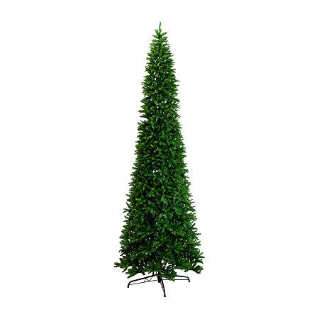 Click here for Nearly Natural 15ft Artificial Slim Green Mountain... prices