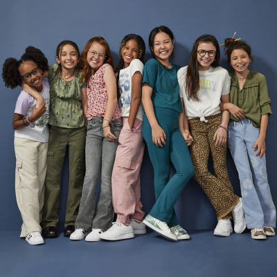 Thereabouts Little & Big Kid Girls Flare Cargo Pant, Color: Oregano ...