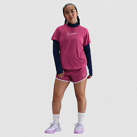 Click here for Nike Dri-Fit One Big Kid Girls Crew Neck Short Sle... prices