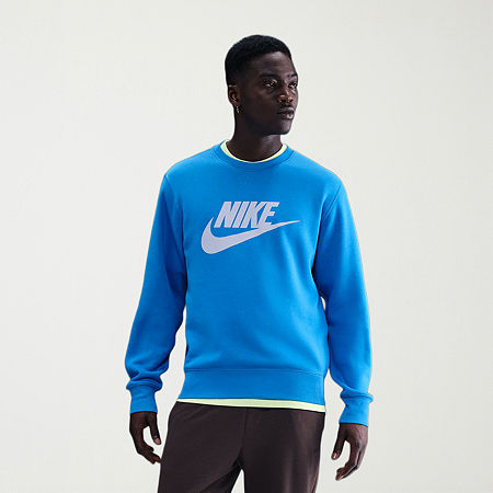 Click here for Nike Club Mens Crew Neck Long Sleeve Big and Tall... prices