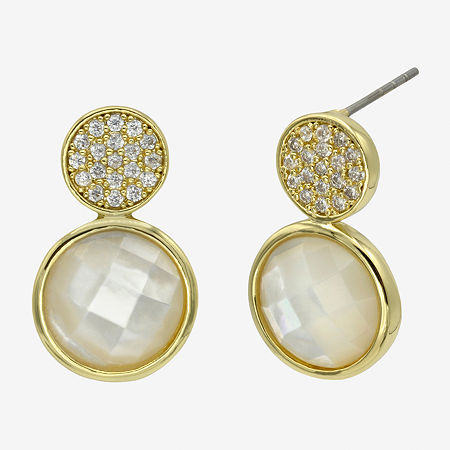 Click here for Sparkle Allure Womens White Mother Of Pearl 14K Go... prices