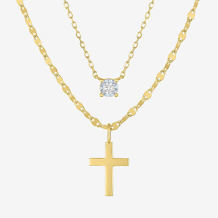 Click here for Yes  Please! Cross Womens Diamond Accent Lab Grown... prices